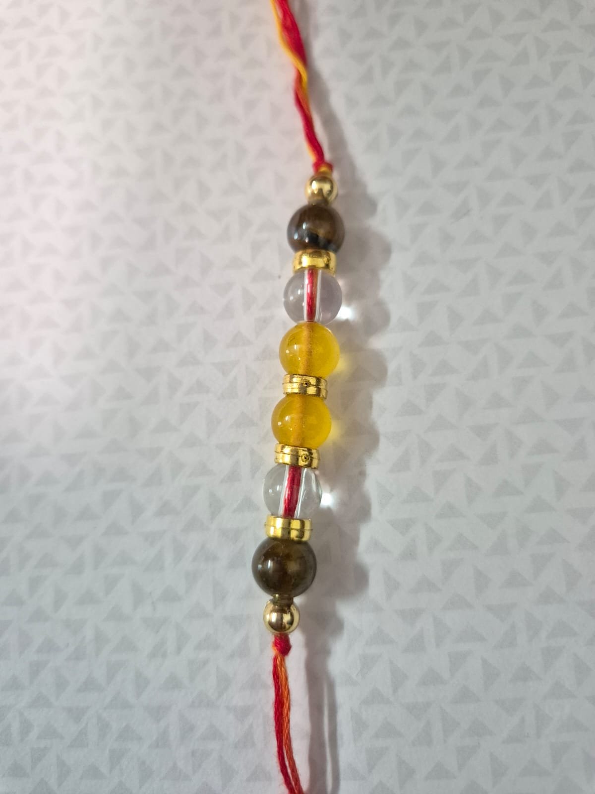 Seven Chakra Crystal Rakhi for Bhai | Handmade Healing Stones Rakhi for ...